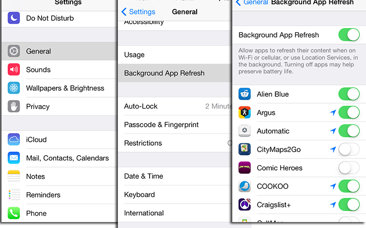 Disable or Enable Background Data on IOS and Android - Update Np